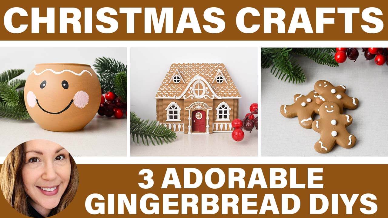 Dollar Tree Gingerbread House - Berry and Pine